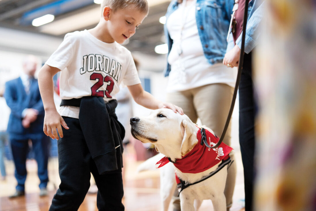 Picture This: Paws for Effect – Gilmer Elementary Welcomes Therapy Dog ...
